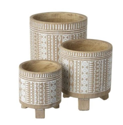 Aztec Pattern Pots – The Candle Haven